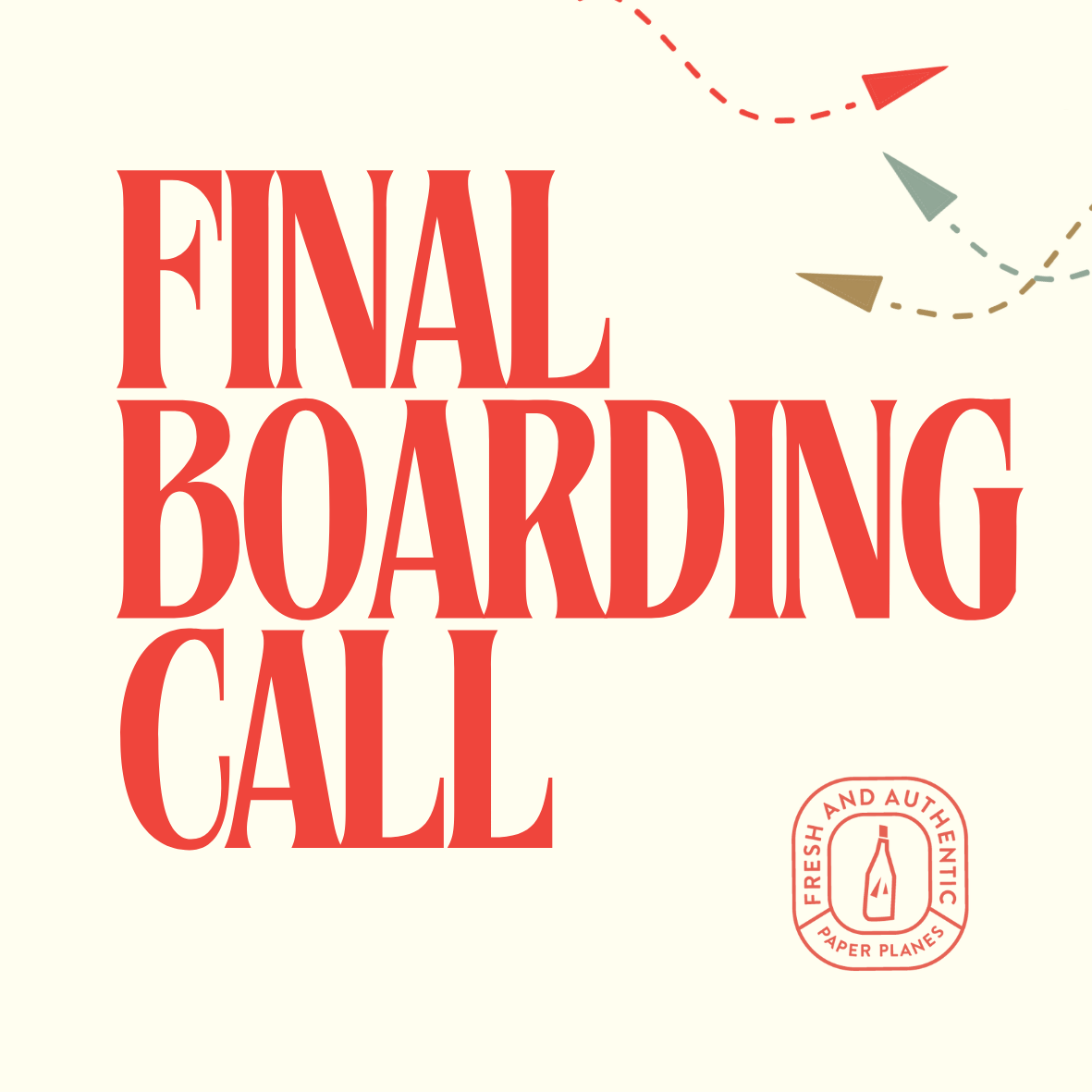 Final Boarding Call – Paper Planes Wine